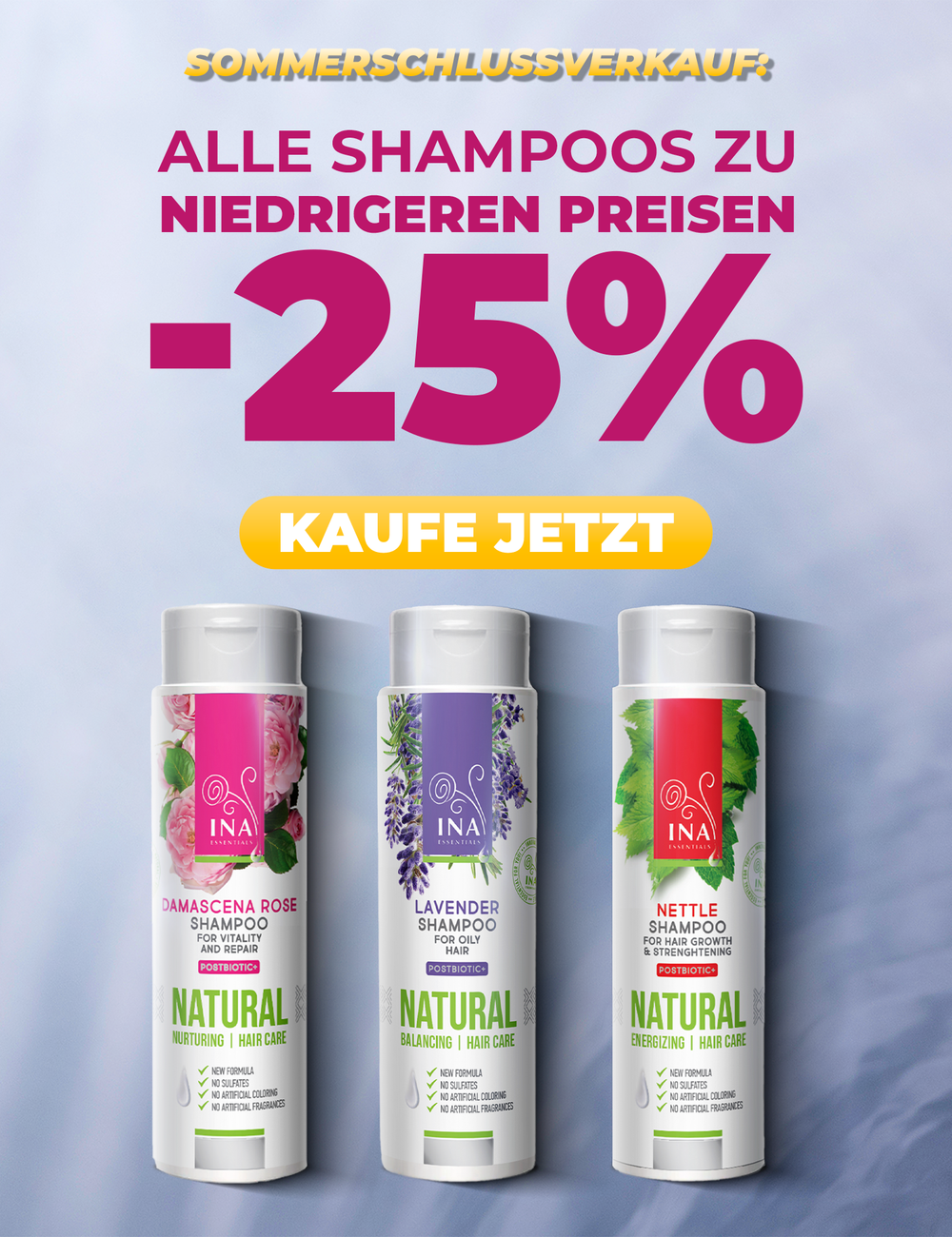 Familien-Online-Shop für 100% Bio-Kosmetik | InaEssentials.DE